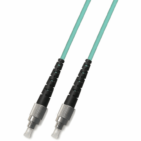 4M FC-FC Simplex Multimode Fiber Optic Cable 50/125 10 Gigabit Armored ...
