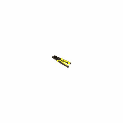 F BNC RCA Adjustable Crimping Tool w/Ratchet and Waterproof connector ...
