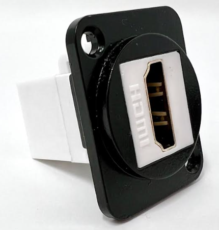 HDMI D Series Chassis Panel Mount Connector Pass Through Solderless Bu ...