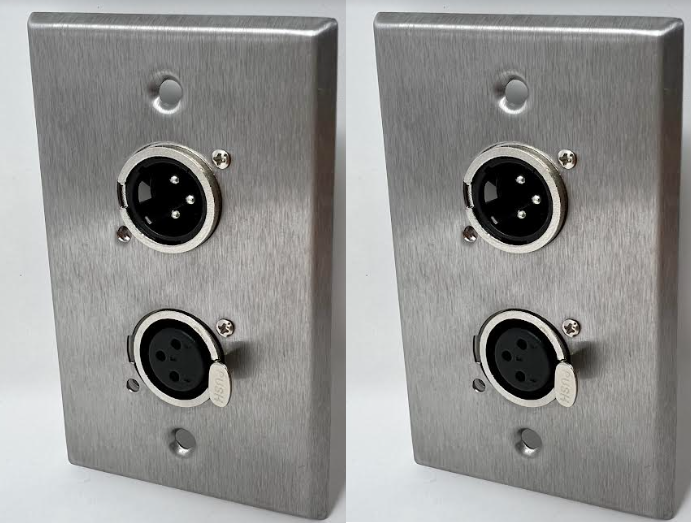 1 Port XLR 3 Pole Male /1 Port XLR 3 Pole Female D Series Heavy Duty S ...